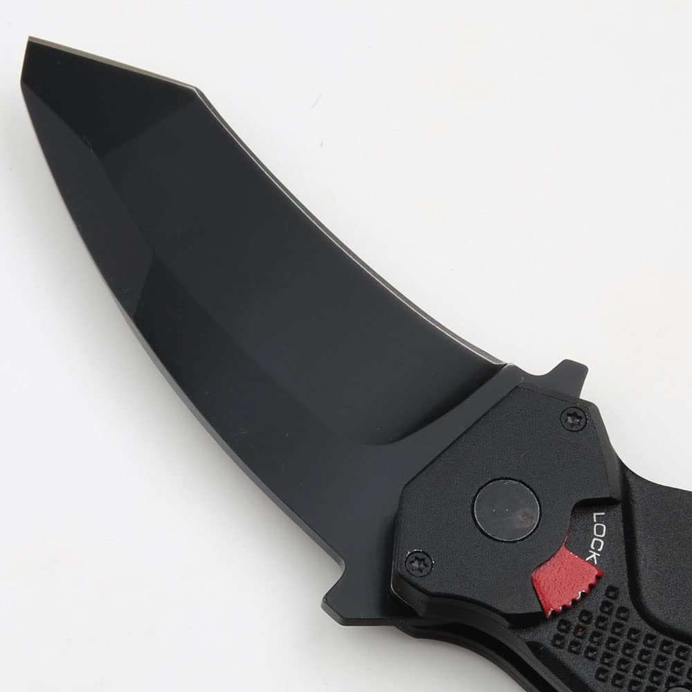 WRM Tactical Pocket Hunting Folding Knives, Glass Breakers, Seat Belt Cutters, Survival Knives for Emergency Situations, 6061 Aluminum Handle