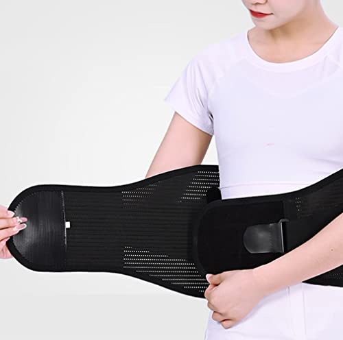 TANGIST Self-heating Back Support Brace, Adjustable Lower Lumbar Belt Pain Relief For Sciatica, Backache, Slipped Disc, Hernia, Spinal Stenosis, Spine Injury Prevention, Black (Size : XL/X-Large)