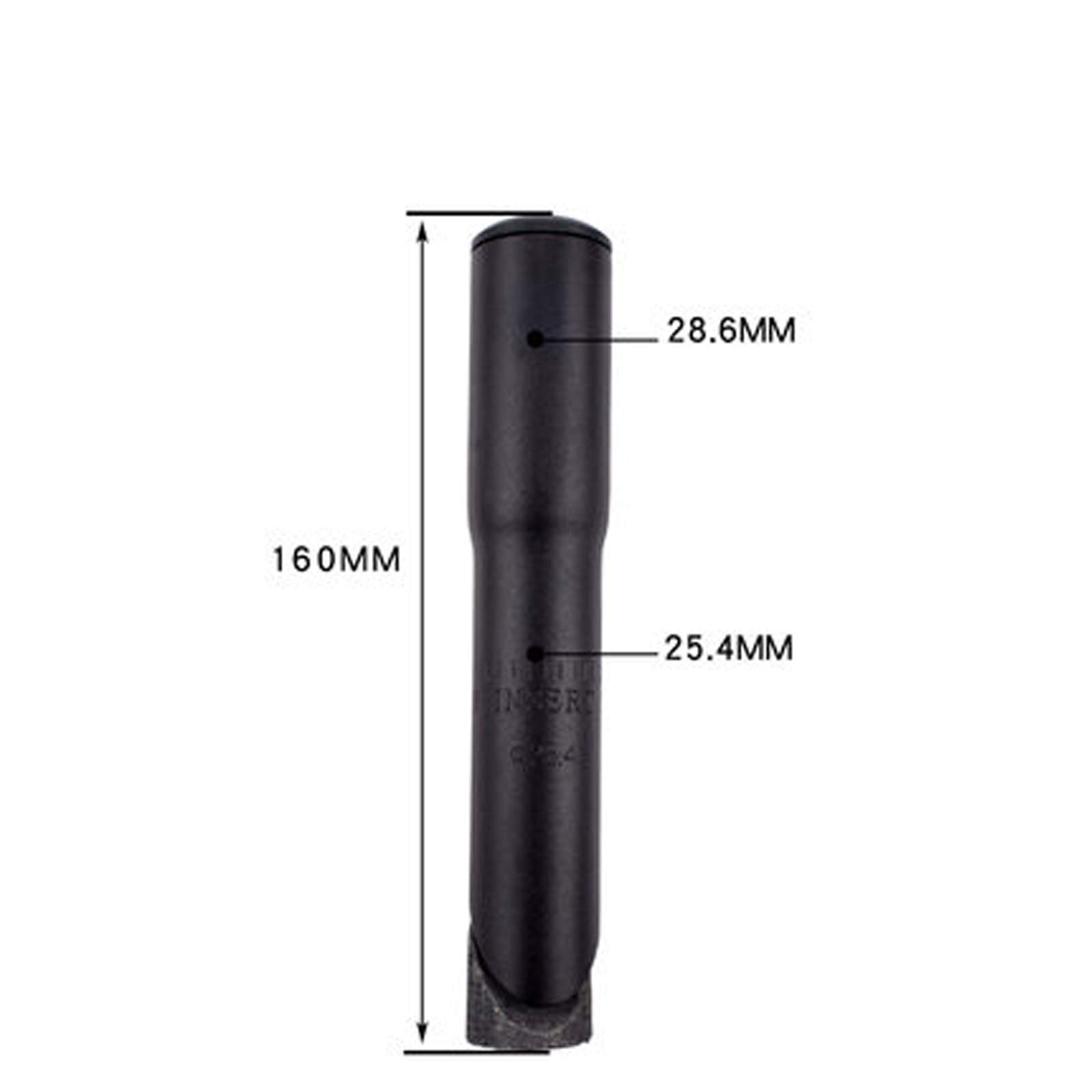 SENQI Bike Stem φ22.2mm/25.4mm 28.6mm 160mm Aluminium Alloy Bicycle Stem Riser Handlebar Riser Bar Clamp Bike Stem Extender for Road Mountain Bike