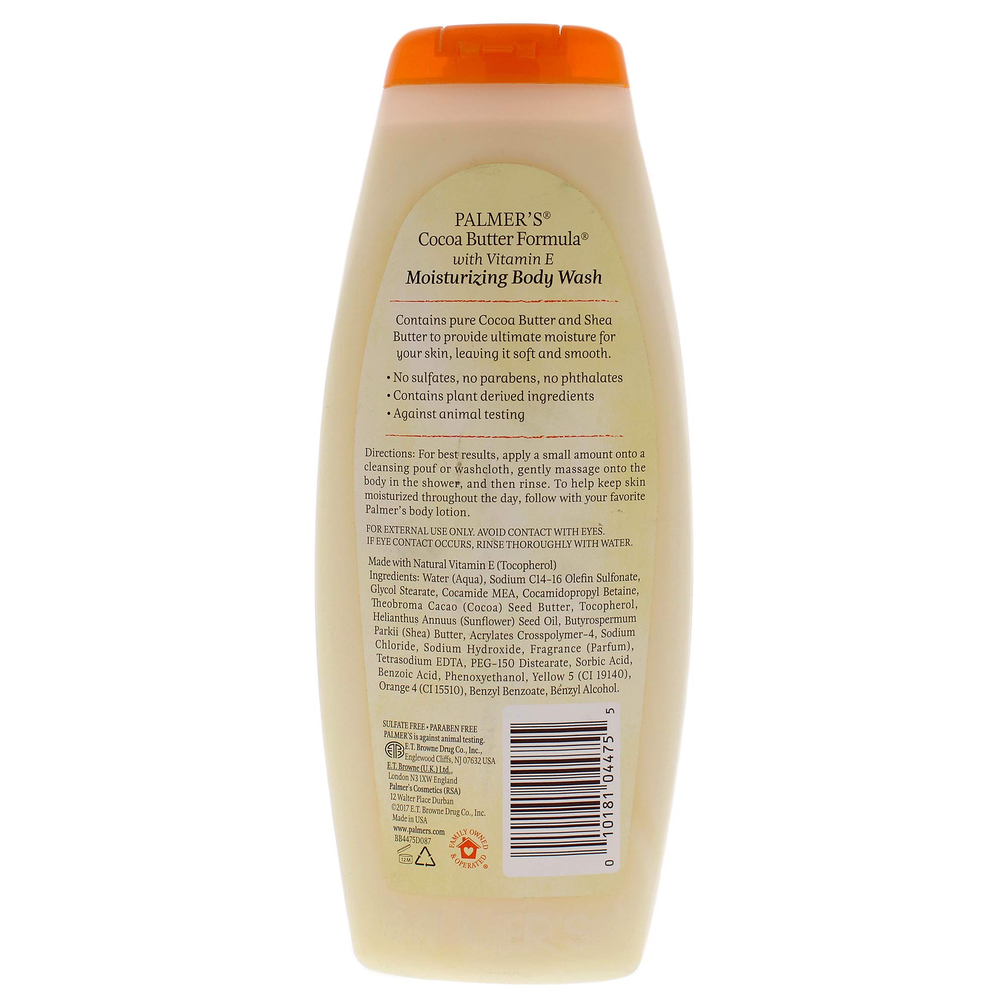 Palmer's Cocoa Butter Moisturizing Raw Shea Cocoa Body Wash Unisex Body Wash I0101573 13.5 Fl Oz (Pack of 1)