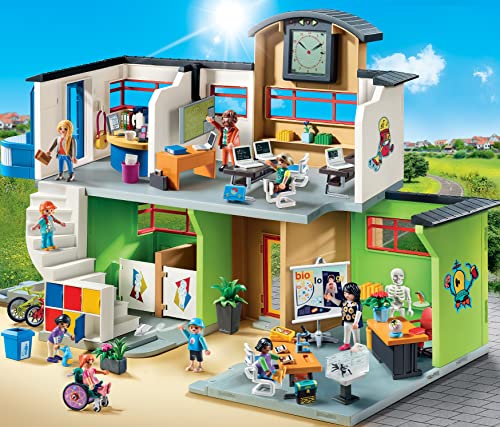 Playmobil Furnished School Building, Multicolor