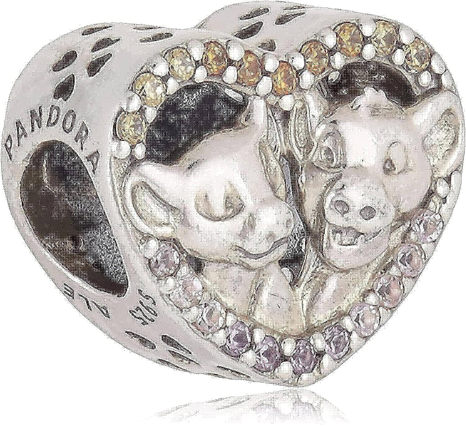 PANDORA Disney, Sparkling Simba & Nala Heart