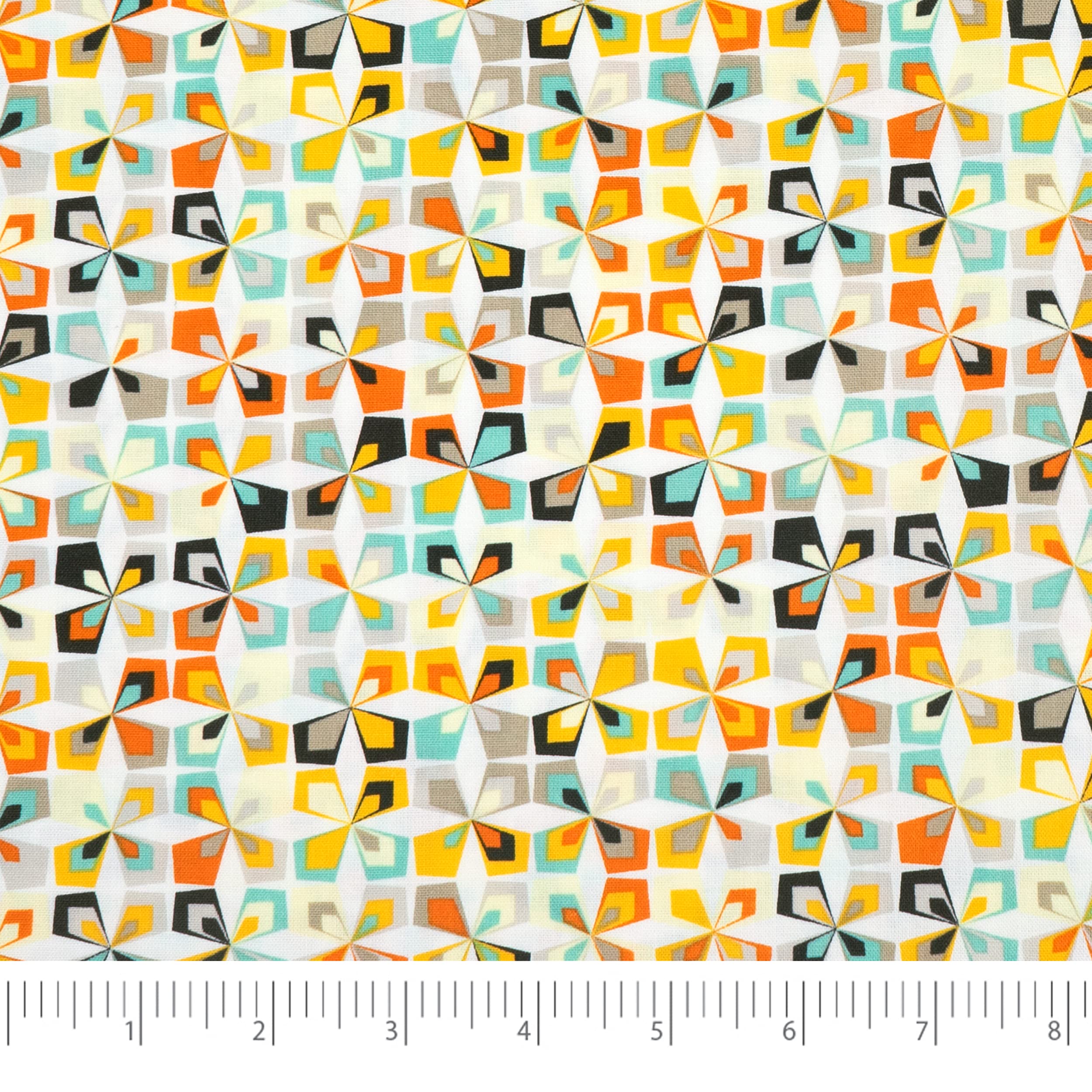 Singer Fabrics, 100% Cotton, Retro White, Cut by The Yard