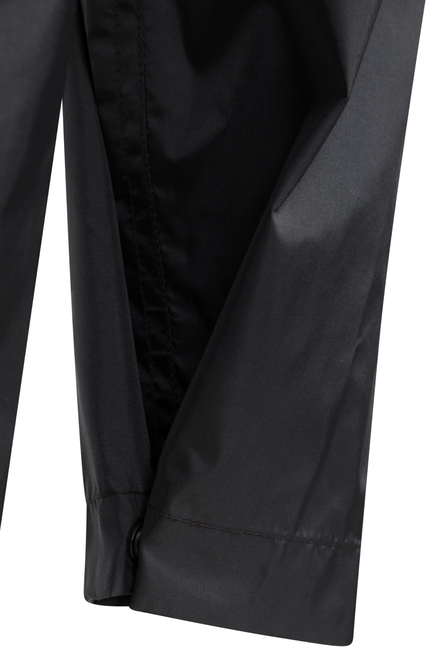 Mountain Warehouse Pakka Kids Waterproof Rain Pants -for Boys & Girls Black 9-10 years