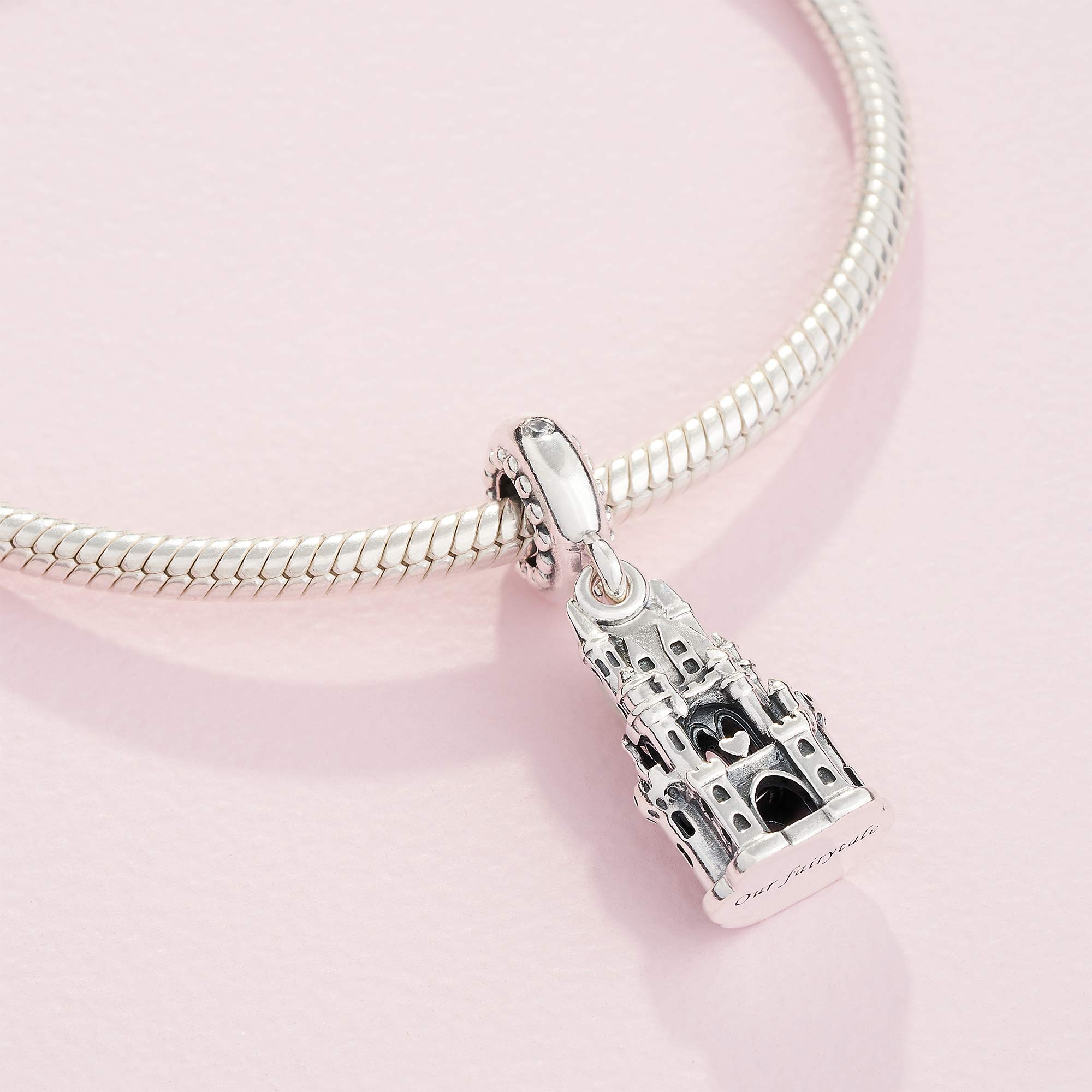 Pandora Jewelry Regal Castle Cubic Zirconia Charm in Sterling Silver