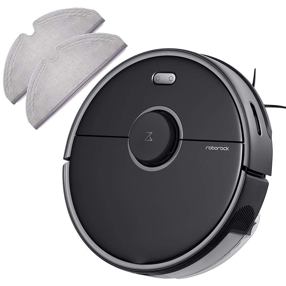 roborock S5 Max Robot Vacuum Cleaner and Mopping Cloth (2 Pcs) Bundle