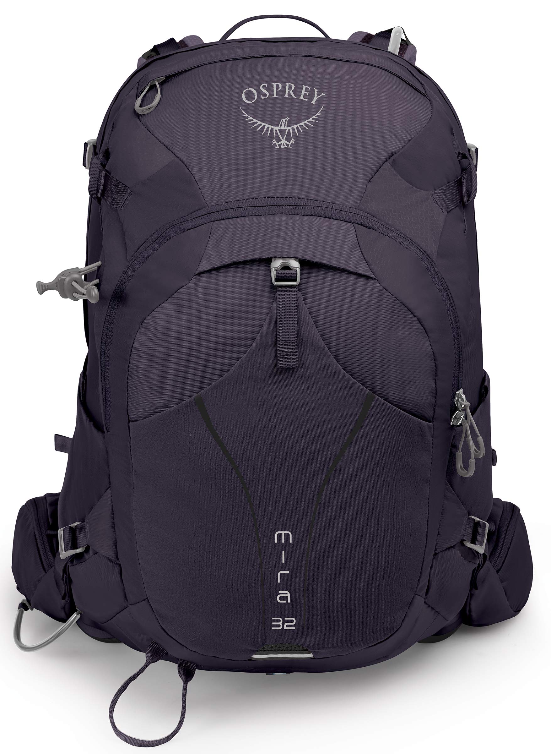 Osprey Mira 32L Women's Hiking Backpack with Hydraulics Reservoir, Celestial Charcoal, One Size