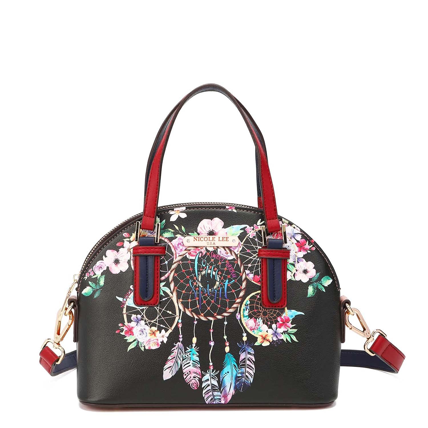 Nicole Lee Dream ofAll Colors 3 Piece Set (Shopper, Mini Dome Satchel, Pouch)