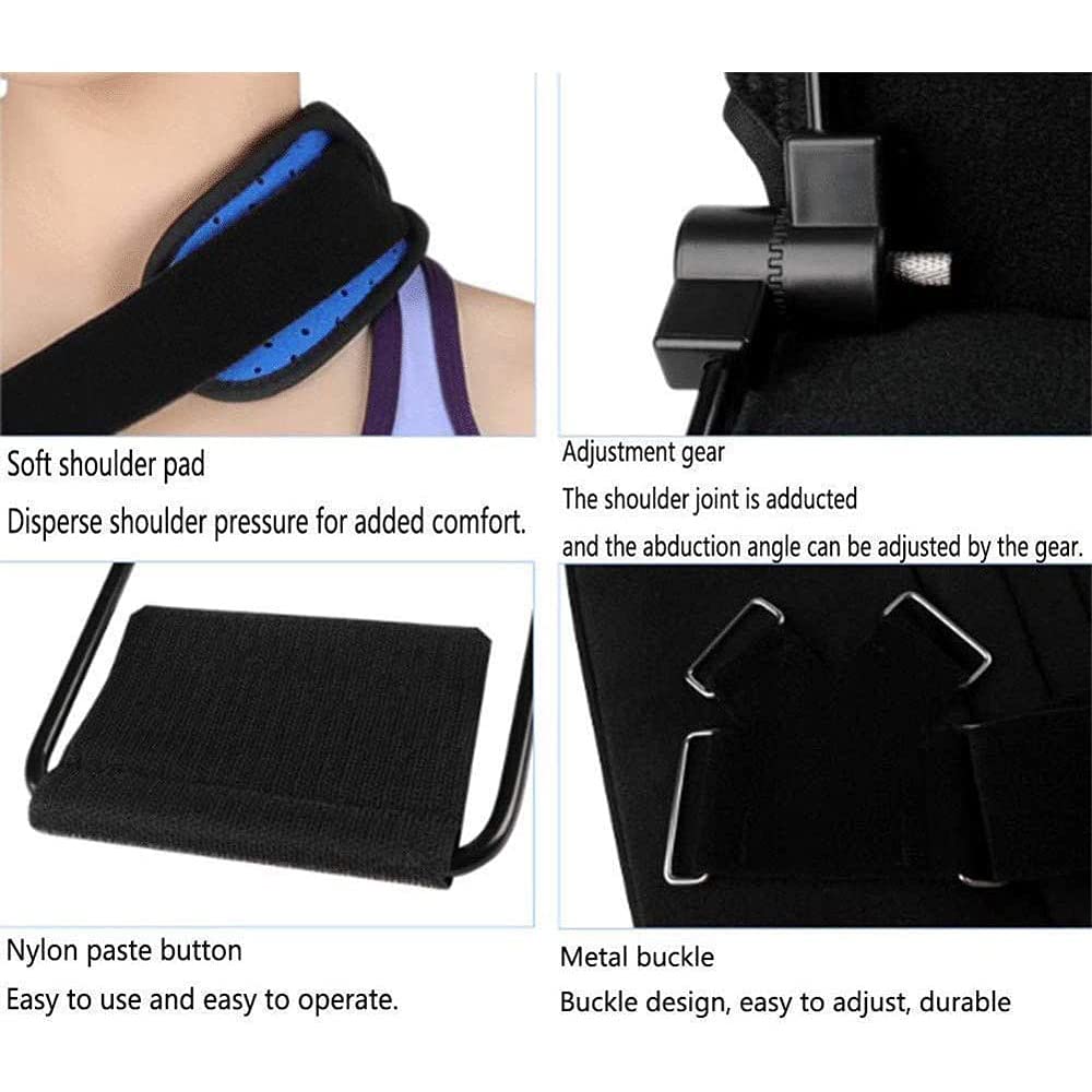 Shoulder Abduction Immobilizer for Broken arm Broken Fractured Bones Sublexion for Surgery Dislocated Injury Support Shoulder Injury Post-op Shoulder Arm Brace Men Women Universal