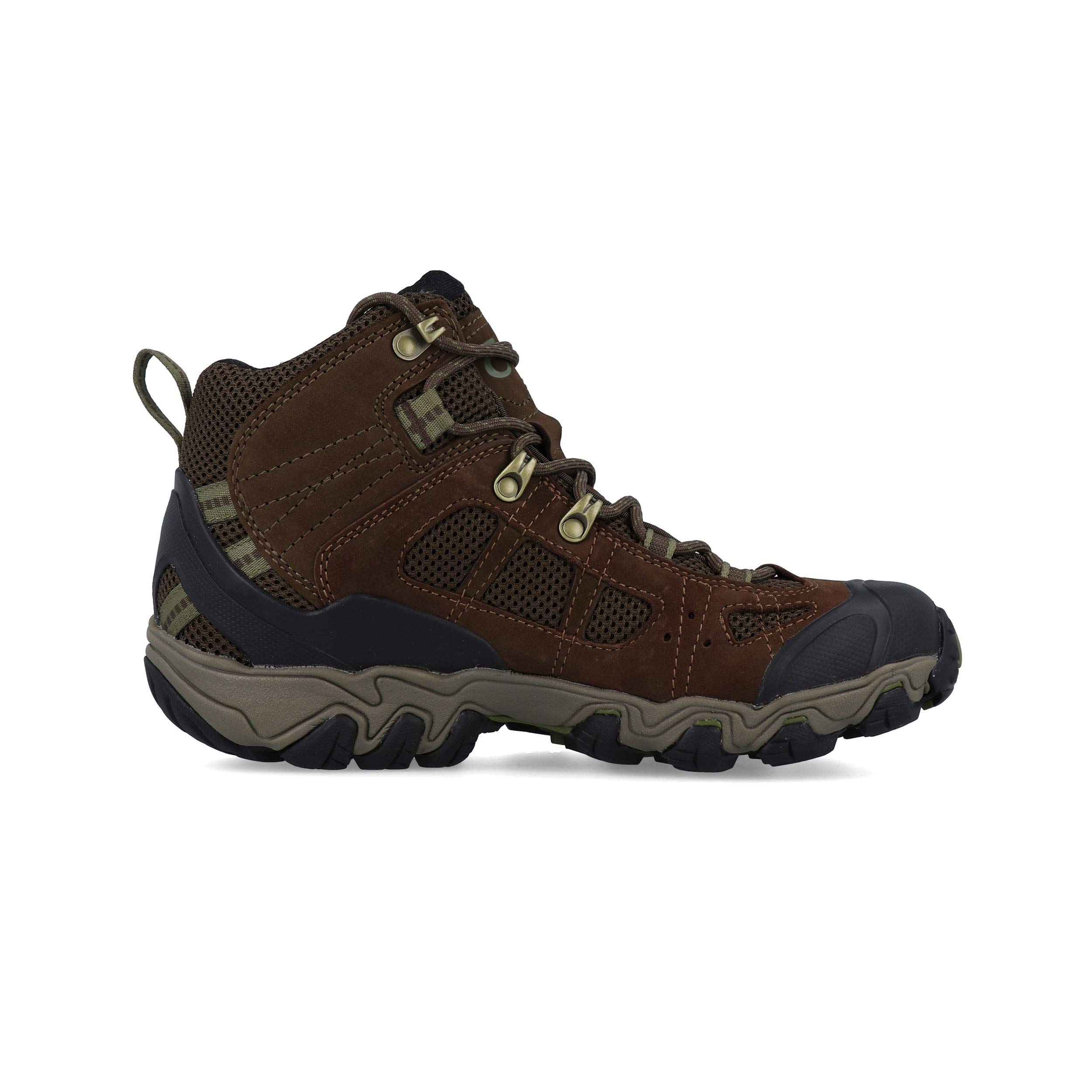 Oboz Bridger Vent Mid B-Dry Slate Brown/Mayfly Green 9 EE - Wide