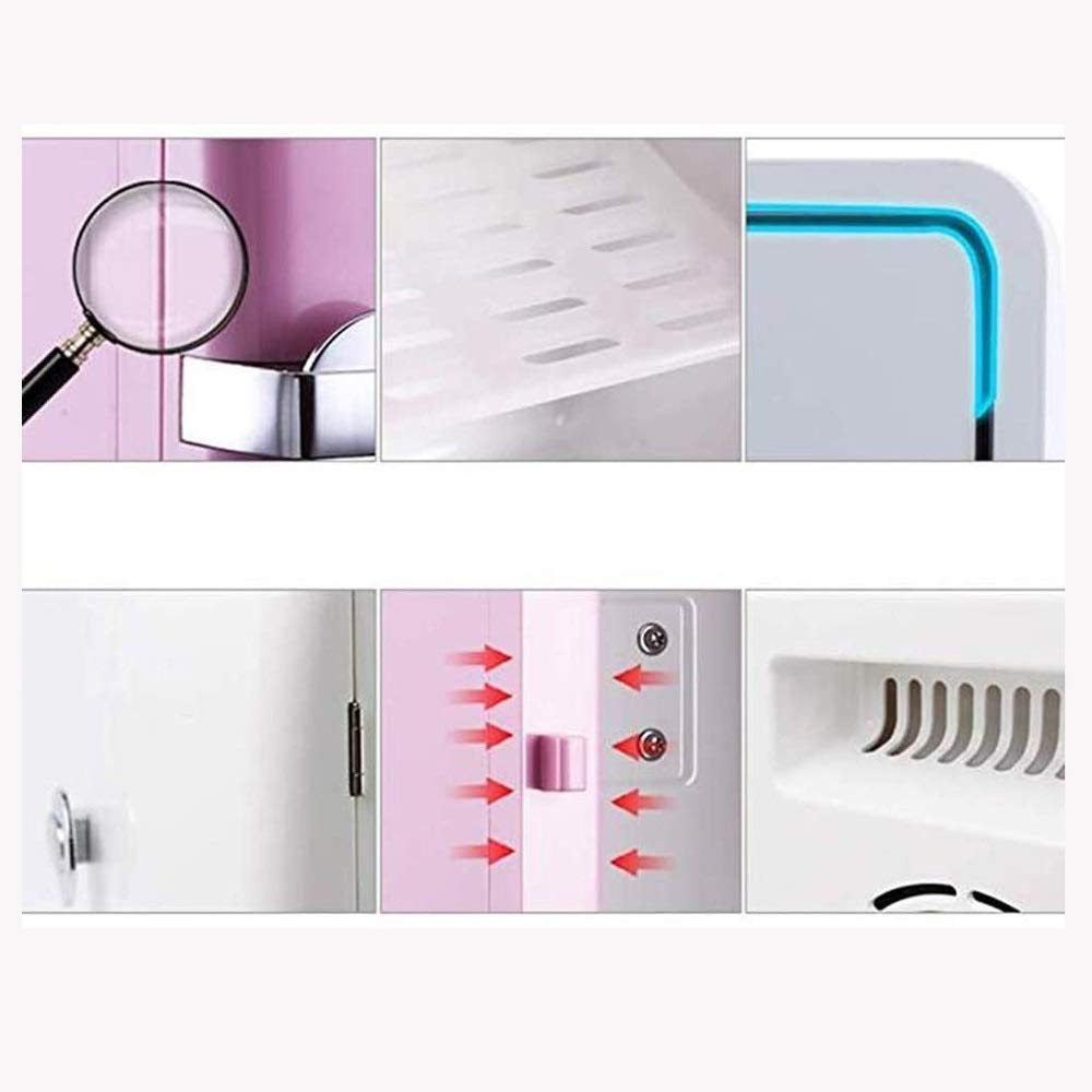 N/A Car Refrigerator Compact, Electric Reefer 5l Portable Mini Fridge Cosmetic Food Heating The Cooling Cooler
