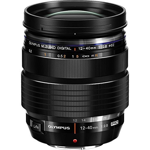 Olympus M. Zuiko Digital ED 12-40mm f/2.8 PRO Lens with Manufacturer Accessories + 3 Piece Filter Kit (UV+CPL+FLD) and Microfiber Cleaning Cloth