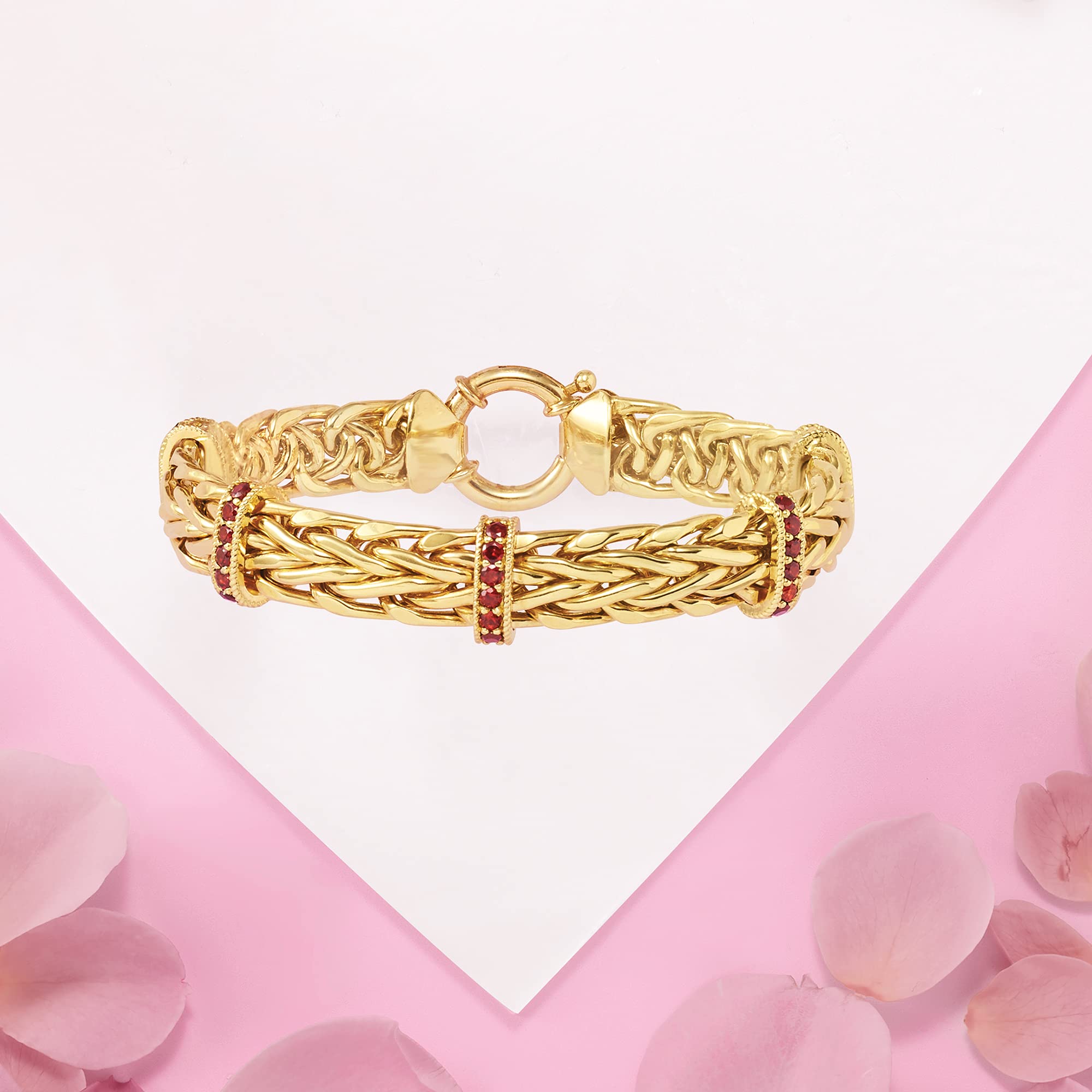 Ross-Simons 2.00 ct. t.w. Wheat-Link Bracelet