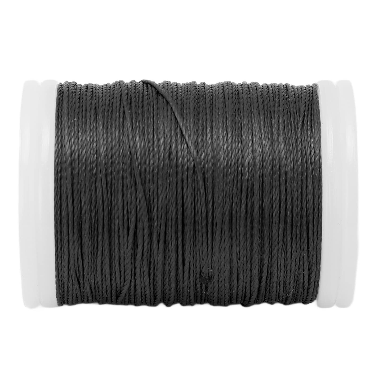 SUNGOOYUE Archery Bow String Serving Thread,Bowstring Serving Material,for Tying Peep Sight Nock Maintenance Accessory 110m(Black)