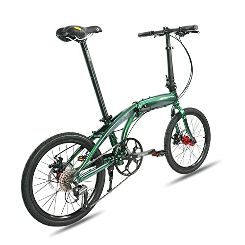 Wonzonezxc Bicycle Road Bike Bicycle Speed Folding Bicycle Aluminum Alloy Frame Bicycle Student Adult Mini Wheelset