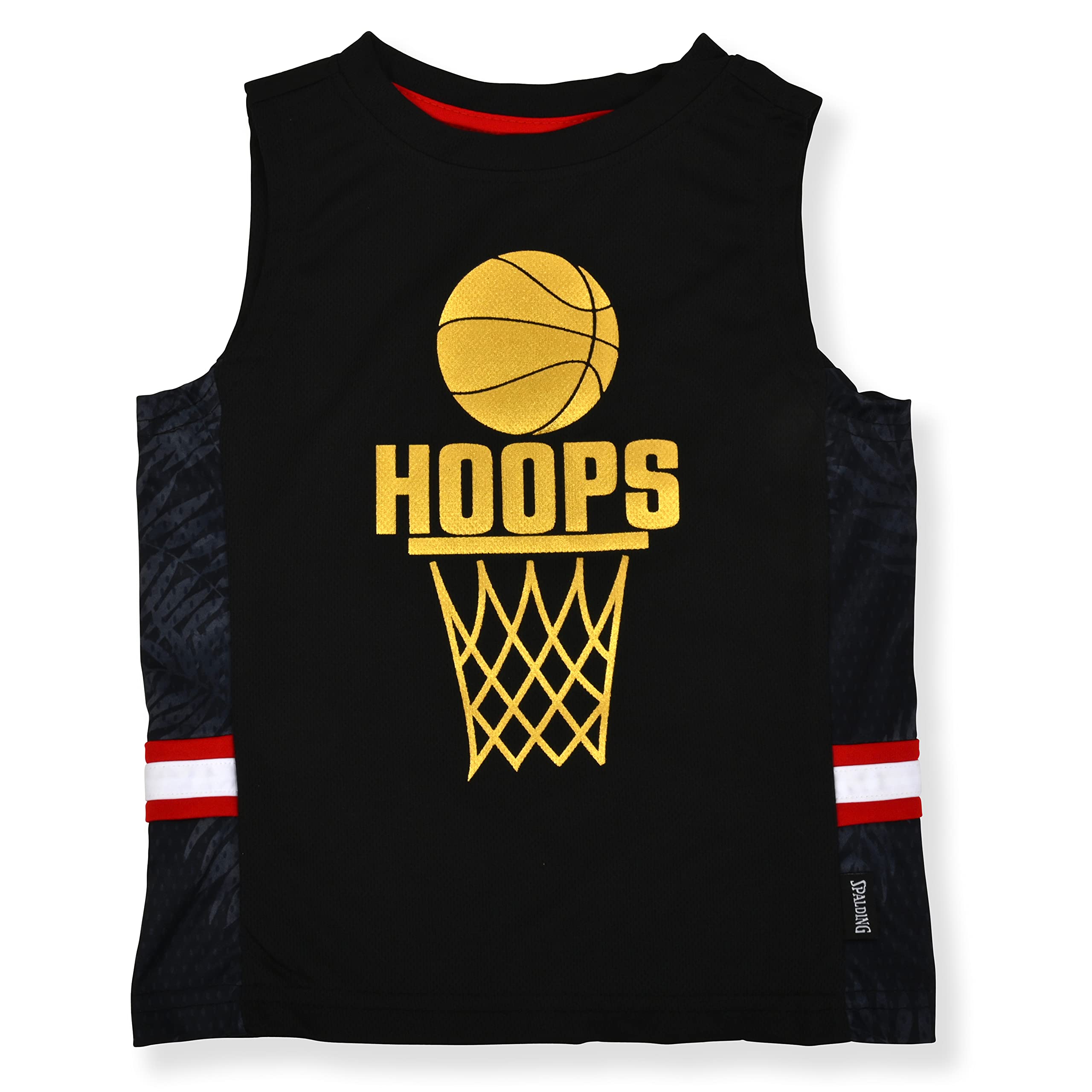 Spalding Boys Palm 2 PC Short Set, Black, 3T