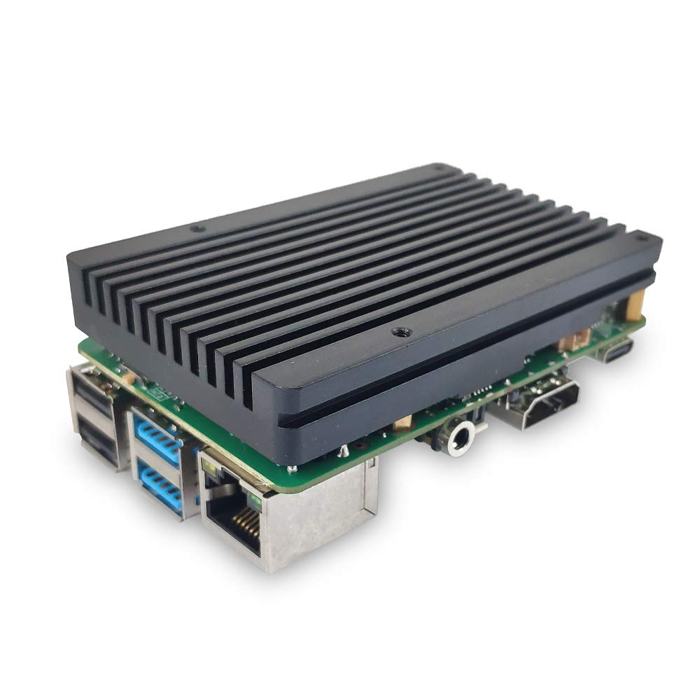 RockPi Case for Rock PI 4A/B V1.4 Rockchip RK3399 ARM Cortex Six Core SBC/Single Board Computer(Board Not Included)