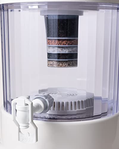 VG Water Mineral Purifier System Filter| Capacity 22 LTS. | at Home Water Filter That Purifies Water, for Drinking Water Dispenser| Countertop Alkaline and Mineral Water Filter