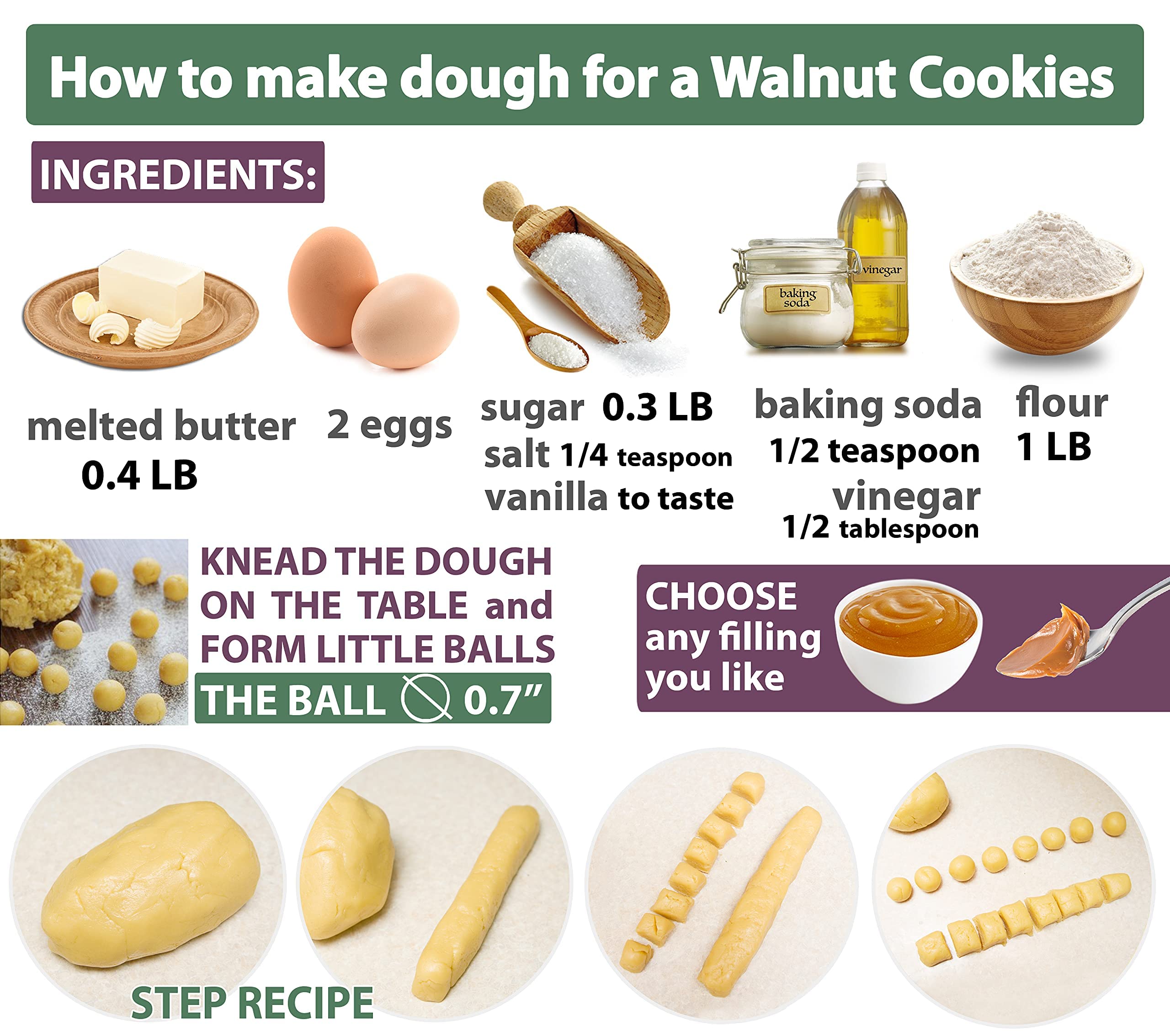 Walnut Cookie Mold Maker 16 Non-Stick Granite - Oreshki Mold Maker - Walnut Cookie Maker Oreshek - Oreshnitsa Maker - Nutty Maker - Oрешница Russian - Nut Cookies Maker - Oreshki Maker Molds