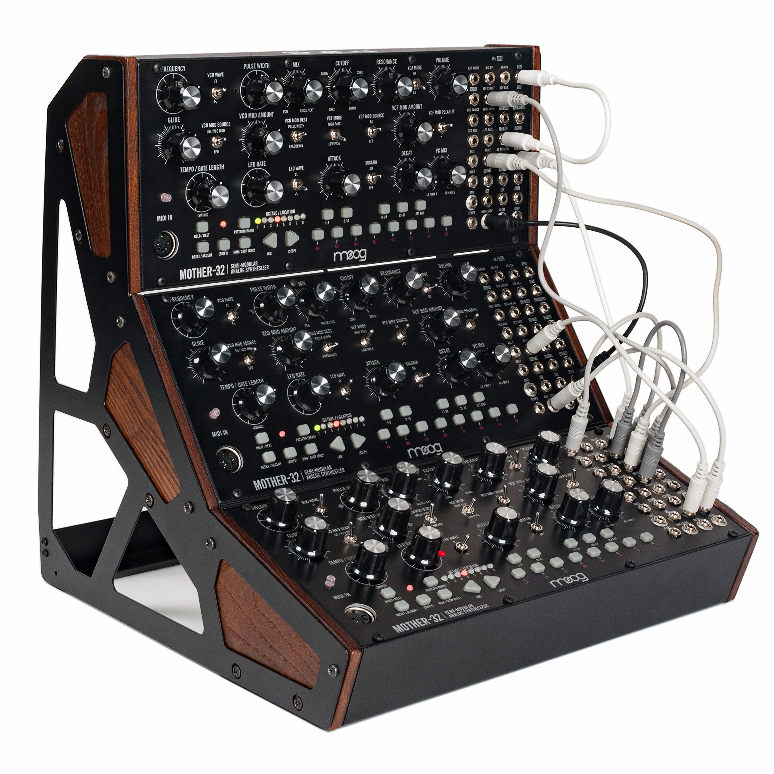 Moog Mother-32 & DFAM Three-Tier Rack Stand