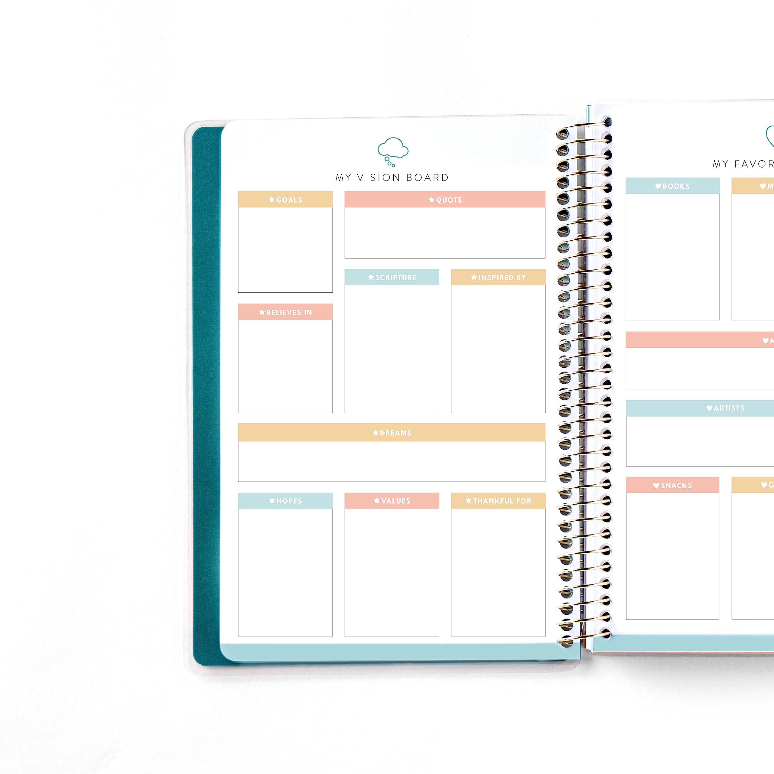 PPP Academic Planner 2023-2024 (Floral) - Student Planner | Weekly & Monthly Checklist | Class Schedule Layout | Budget & Savings Worksheets | Sturdy Coil Binding w/Stickers | Poly Laminated Coverā¦