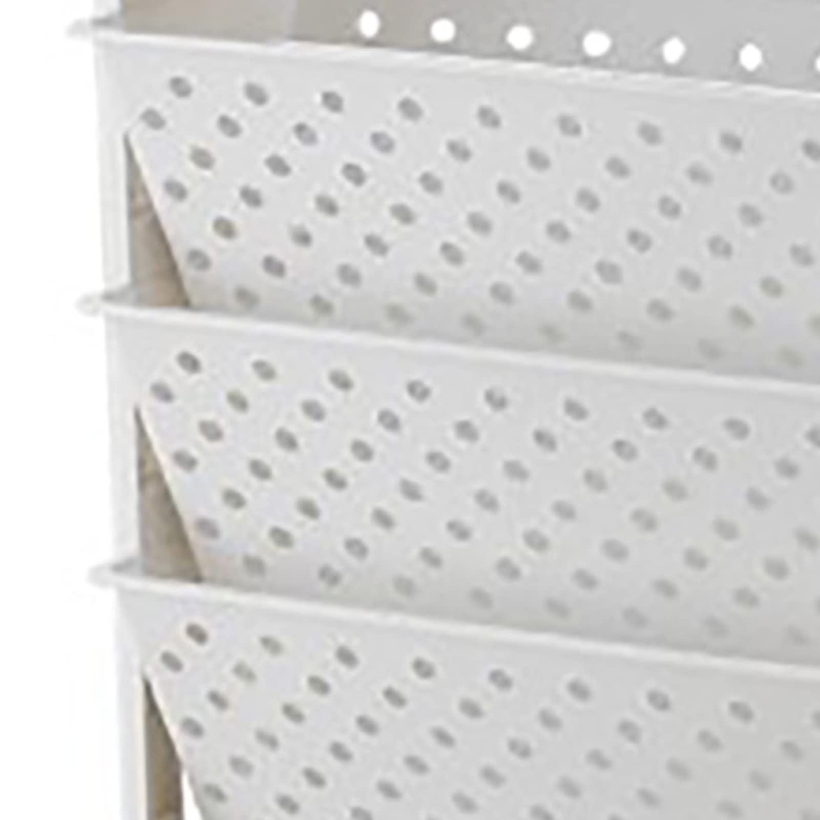 Movable Bookshelf Cart, 5 Tier Metal Rolling Cart, Multifunctional 5 Tier Rolling Cart Storage Organizer with Wheels, Storage Cart for Kitchen, Bathroom, Living Room, Office (White)