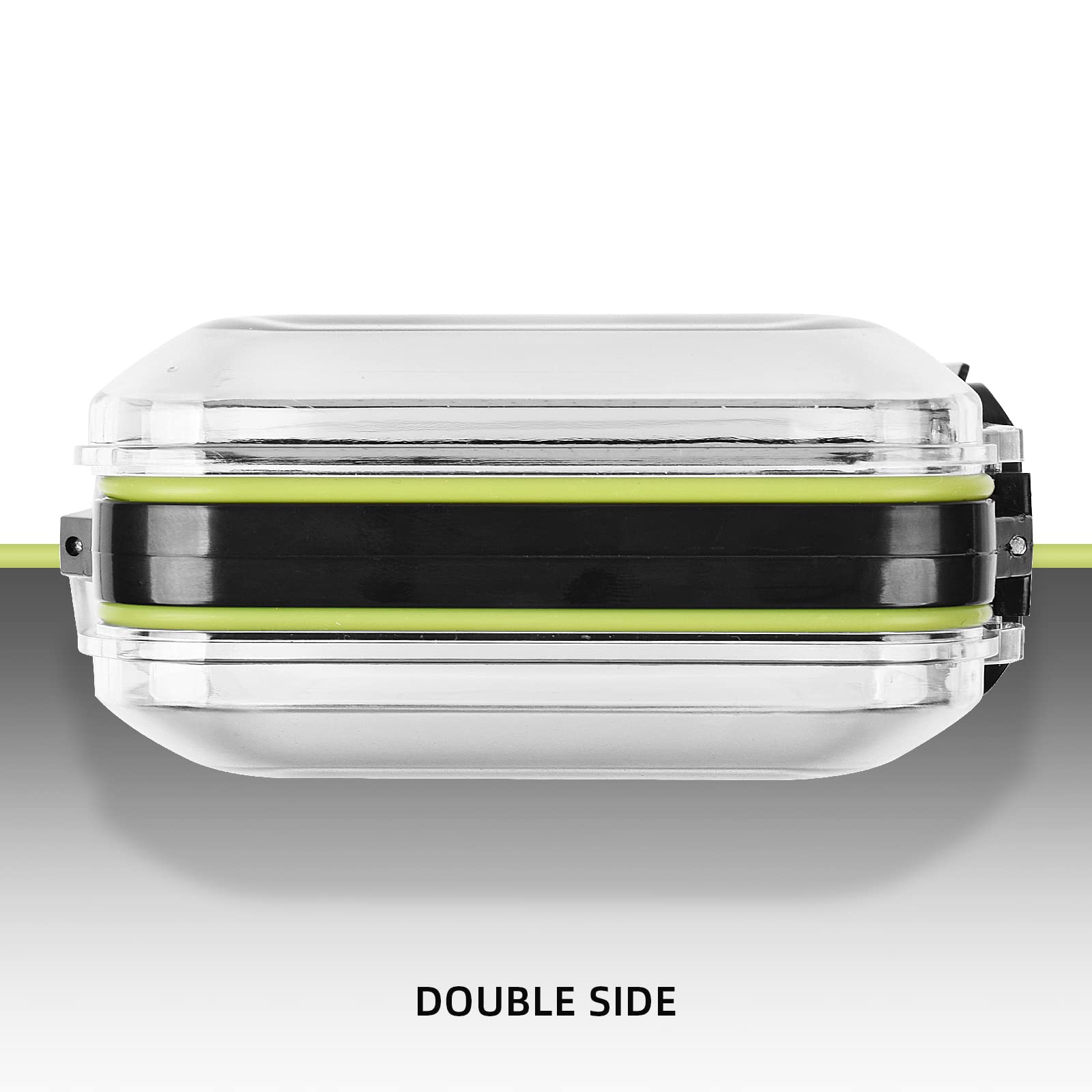 SF Clear Nylon Tippet Line with Holder Fly Fishing Tippets Leaders Trout # Nylon 3-4-5-6X Combo &Fly Fishing Silicon Waterproof Fly Box Double Side