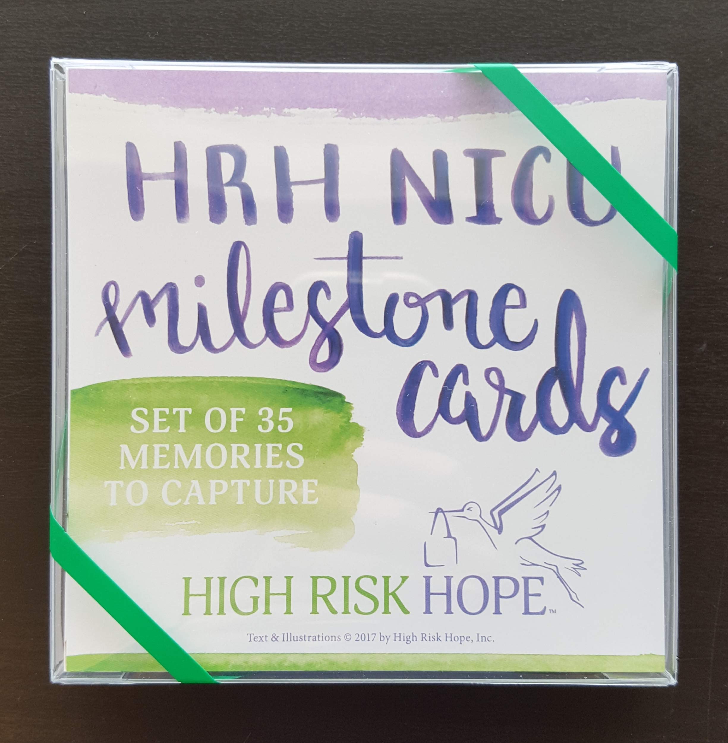 NICU Milestone Photo Cards from High Risk Hope