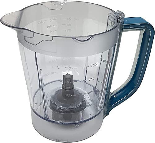 Ninja 40oz Pitcher Bowl for BL200 BL201 BL205 BL206 BL207 Kitchen System Pulse Blender, Teal