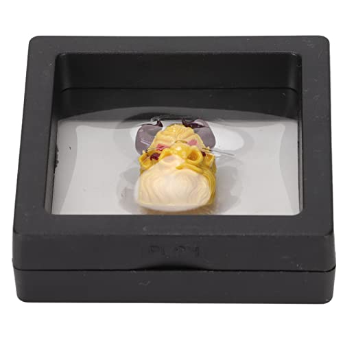 Zyyini Computer Keycap, Resin Hand Carved Cow Custom Keycaps Gaming Keyboard Replacement Part for Cherry MX Swtiches Mechanical Keyboards(Yellow)