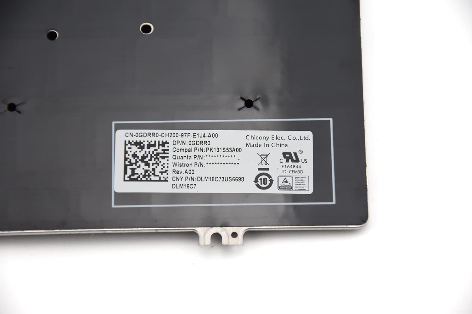 Replacement Laptop No Backlight Keyboard for DELL Latitude 5280 5288 5290 5289 7280 7290 7389 2 in1 E5280 E7280 E7380