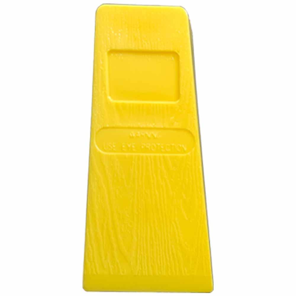 Parts 4 Outdoor 4Pk 5.5" Tree Felling Wedge with Spikes Made in The USA Logging Equipment (Yellow)
