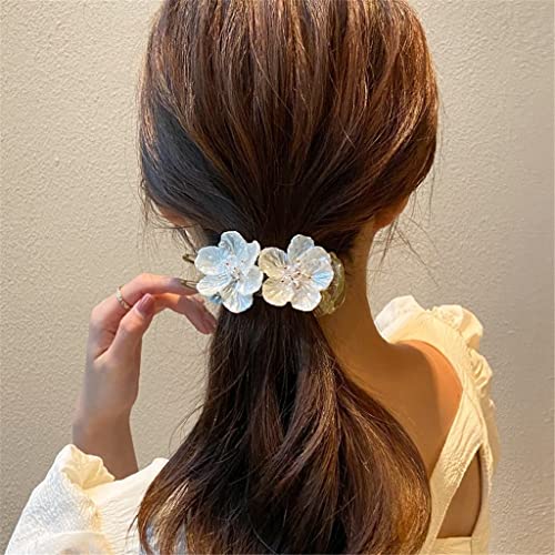 TAZSJG Maruko Hair Clips Women's Romantic Women's Elegant Temperament Headwear Accessories (Color : A, Size : One Size)