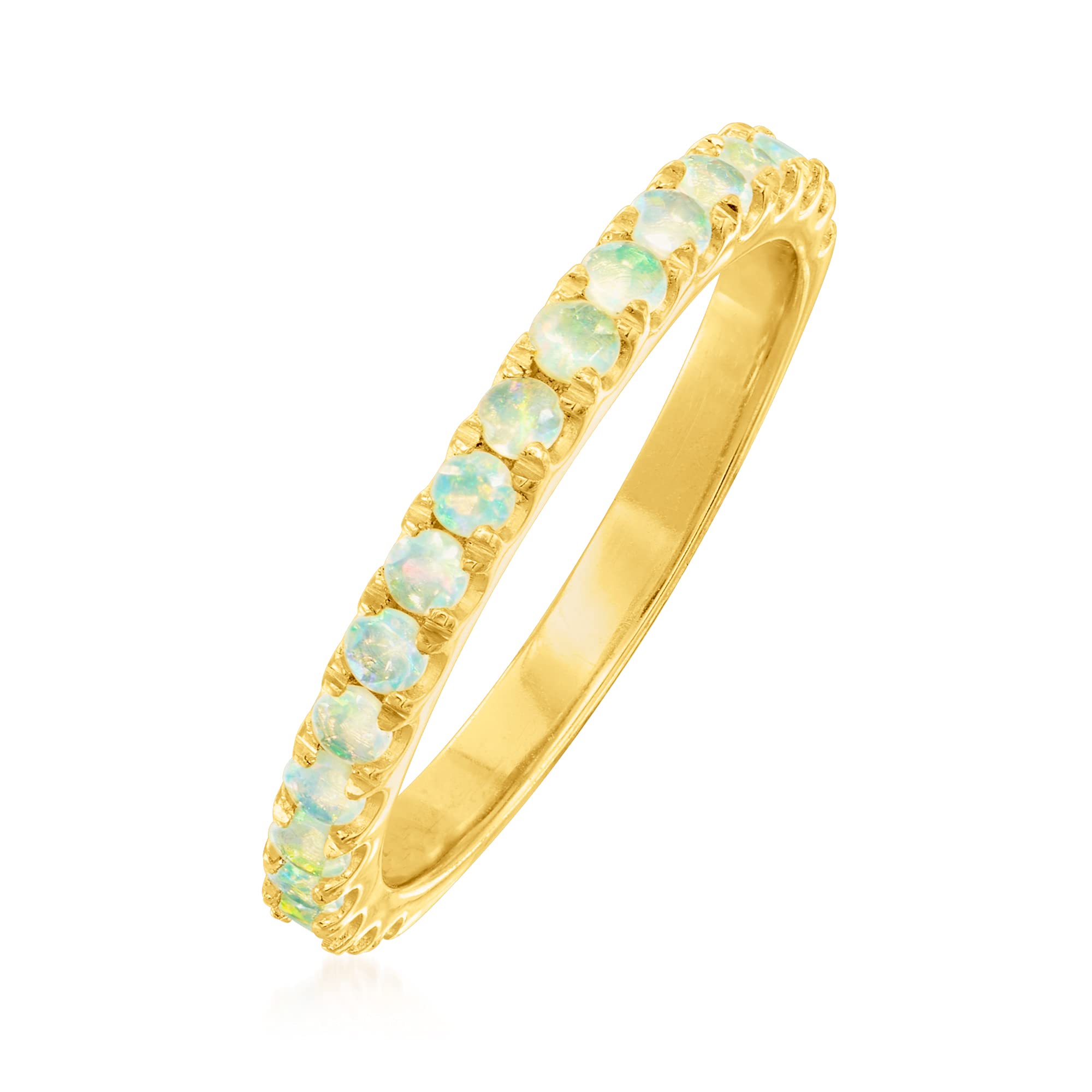 Ross-Simons Opal Ring in 18kt Gold Over Sterling. Size 7