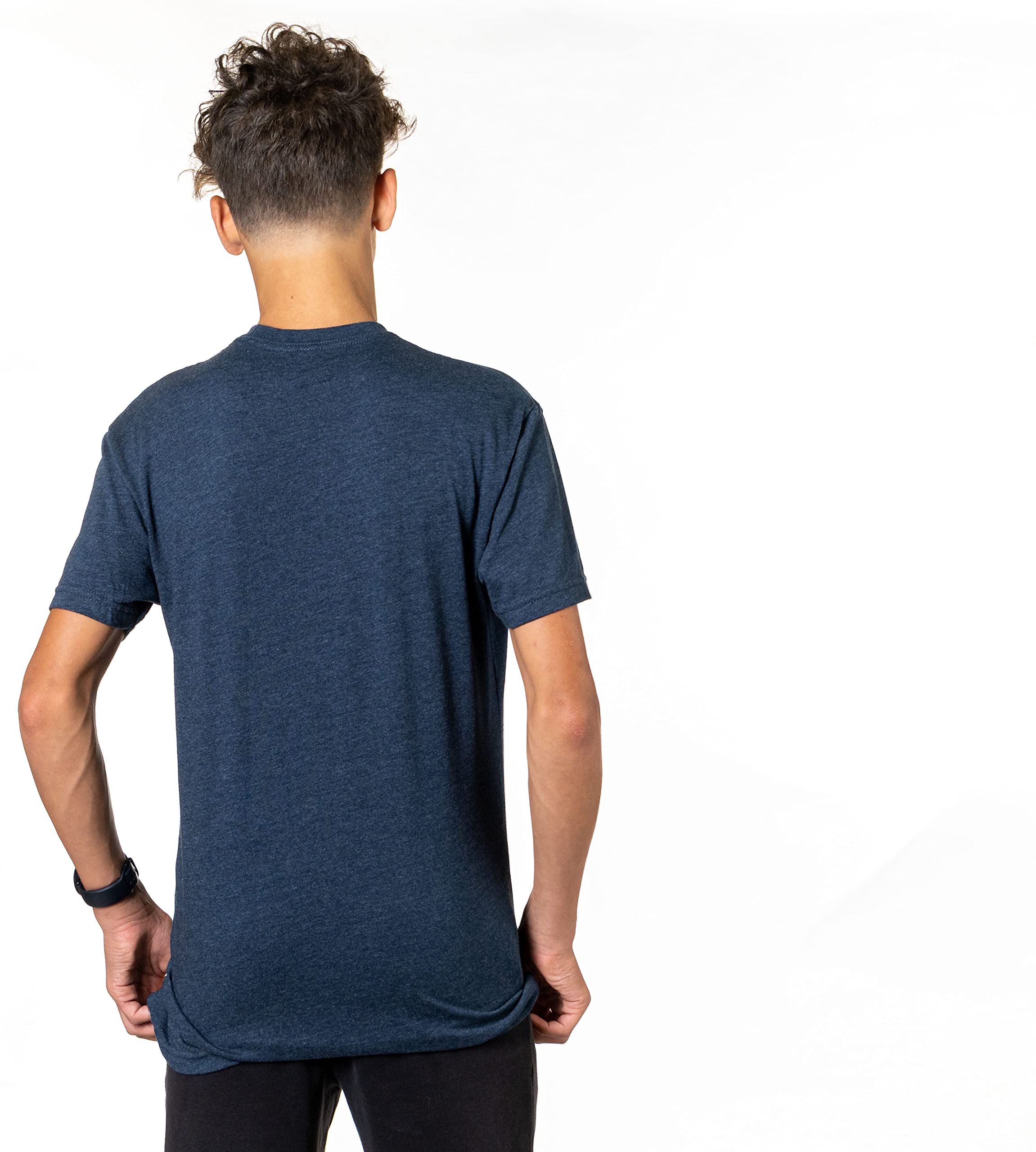 Swimming Make Waves Tee | Navy Short Sleeve T-Shirt | Adult Large