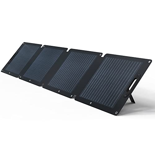Portable monocrystalline Silicon Solar Panel, Black Appearance, high Light Transmittance, 200W, can be Connected in Series or in Parallel, Multiple Charging Modes(for SKA100/SKA1500/SKA2500)