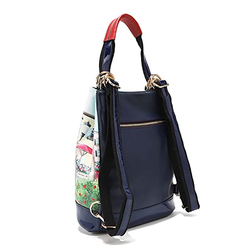 Nicole Lee Multifunctional Bucket Bag (COZY STREET IN MILAN)