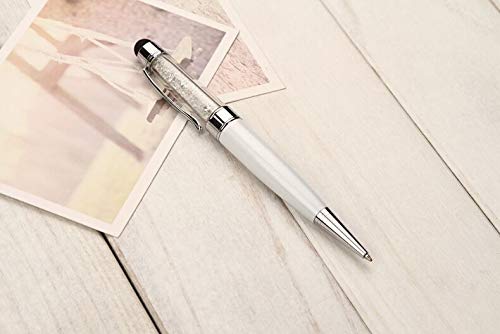 ProductsForYou 3 in 1 Crystal USB Pen with Stylus, Writing Ballpoint Pen with 8GB Hidden USB Flash Drive, Travel and Business Gift for Men and Women, Stylus Pen Compatible with iPad, Tablets, iPhone