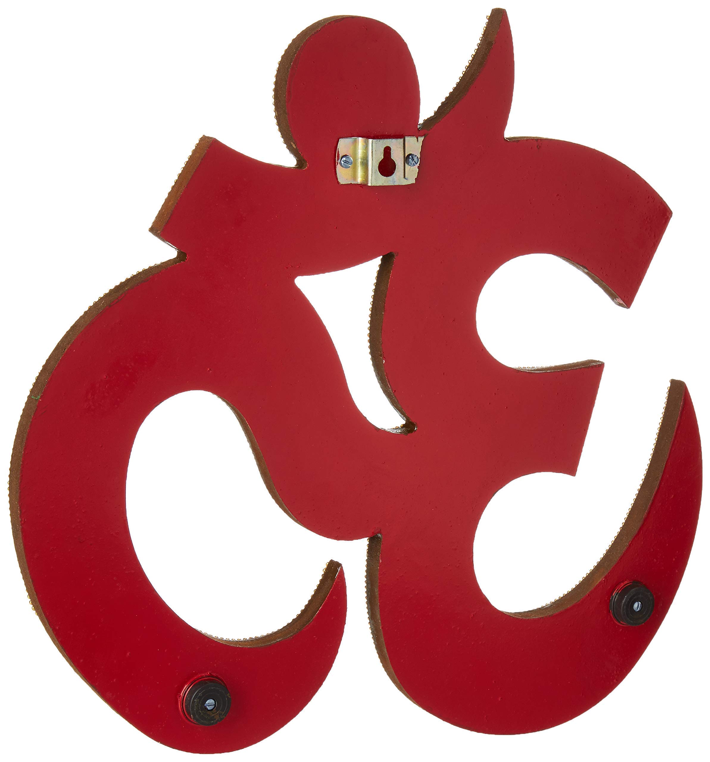 Om Symbol Wall Decoration - Bohemian Boho Decor for Yoga Room - Handmade Indian Om Wall Hanging for Living Room