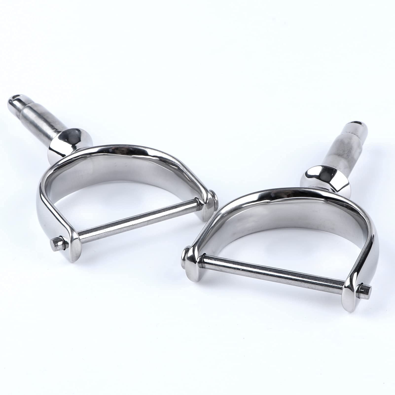 Shaft Oarlock Sockets, 2 Pack Stainless Steel Canoe Oarlock Sockets, Kayak Rowlock Paddle Brackets