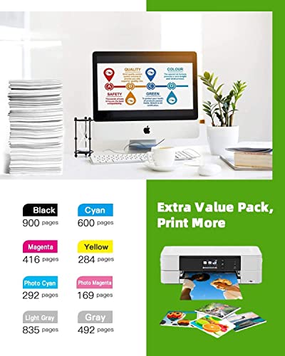 NEXTPAGE CLI42 Ink Cartridges Replacement for Canon CLI 42 CLI-42 Ink Cartridges for Pixma Pro100 Printer(3 Black, 3 Cyan, 3 Grey, 3 Light Grey, 3 Magenta, 3 Yellow, 3 Photo Cyan, 3 Photo Magenta)
