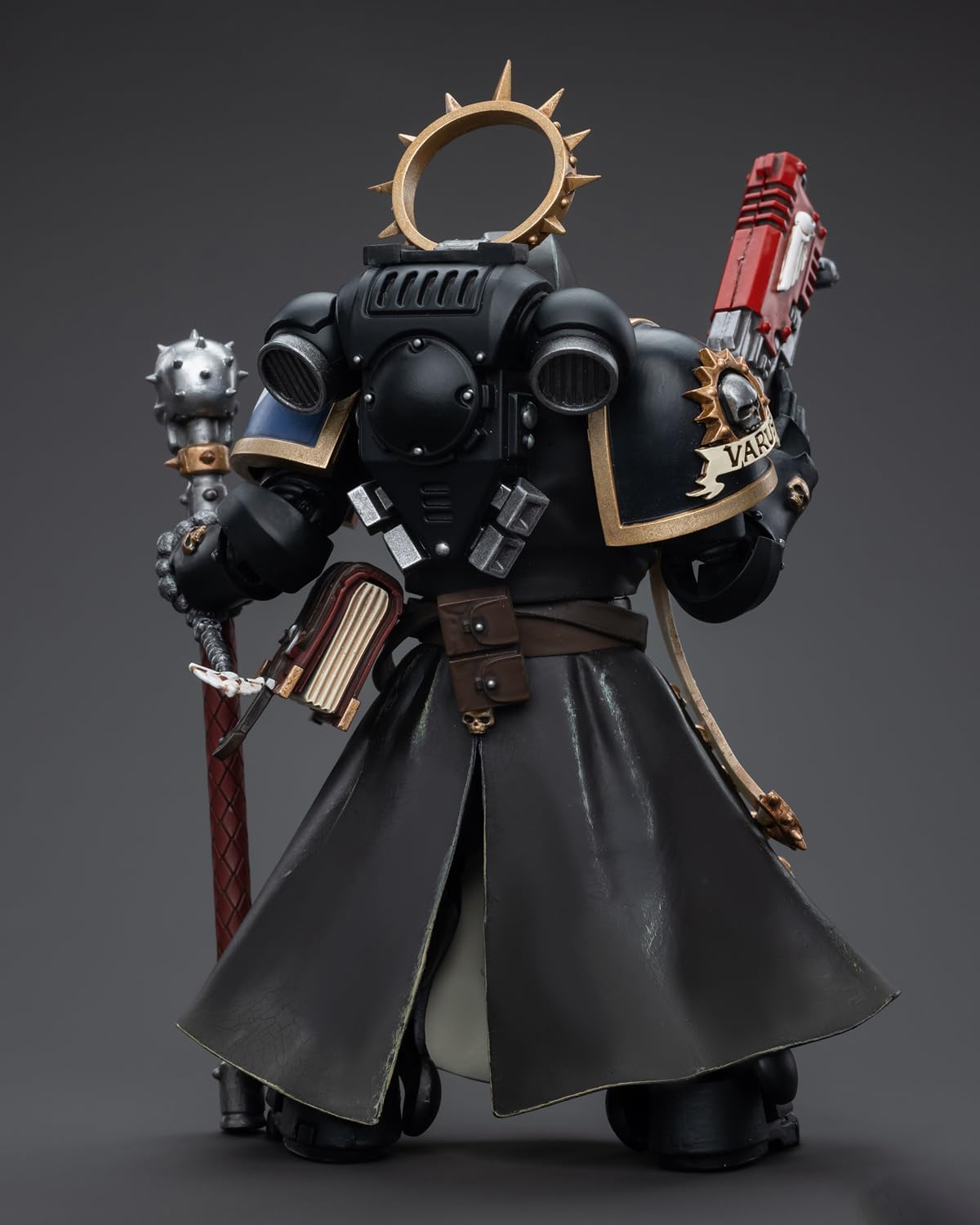 Pipigirl JoyToy Warhammer 40K Space Marine Genuine License 1/18 Soldier, Ultramarines Primaris Chaplain, 4.76 inch Models Space Marines Action Figures Kits (Brother Varus)