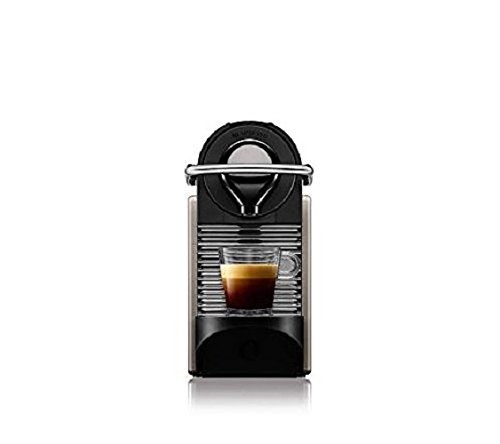 Nespresso Pixie Espresso Maker, 24oz Electric Titan (Discontinued Model)