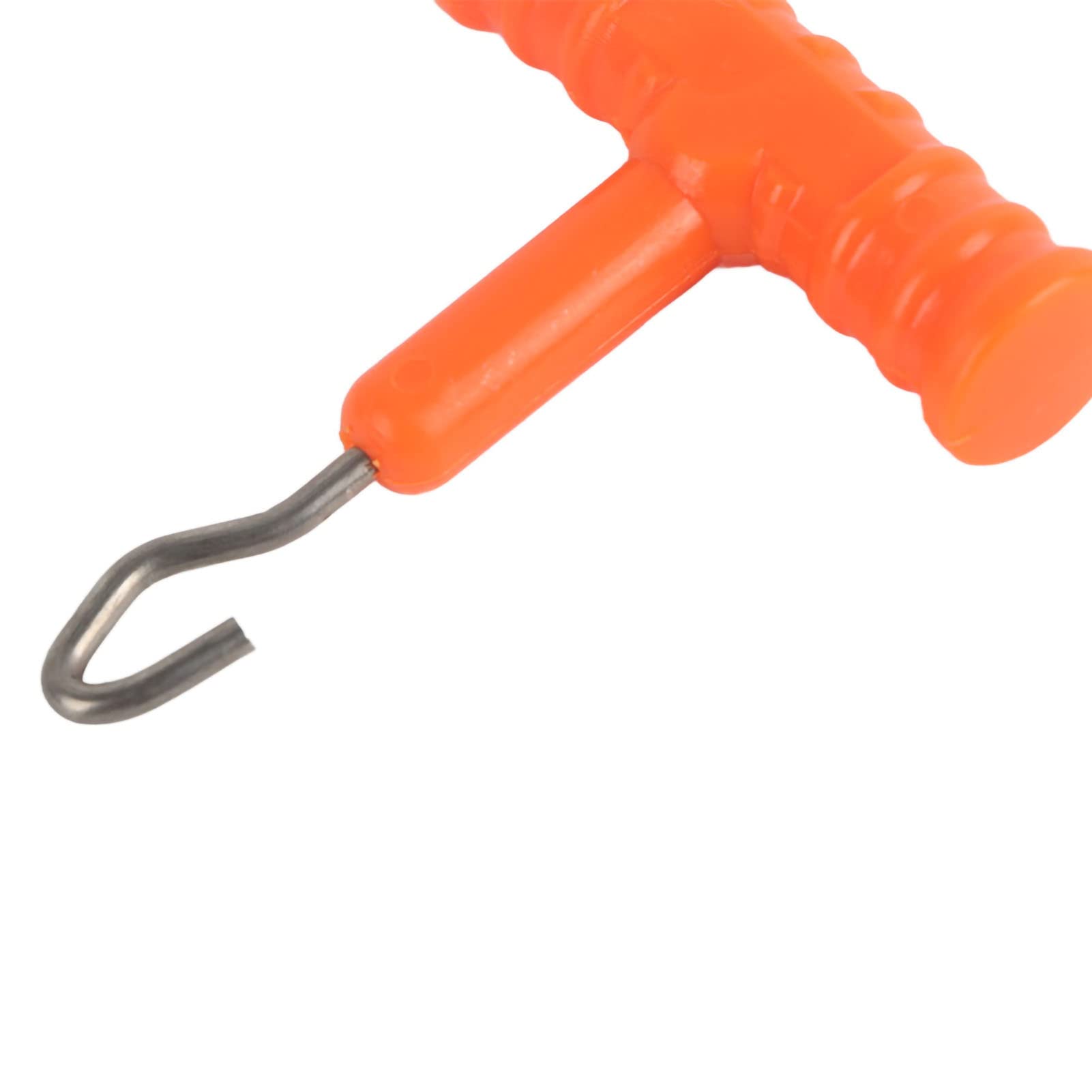 Vakitar 3pcs Knot Puller Fishing Baiting Rig Tool Accessory for Outdoor(Orange)