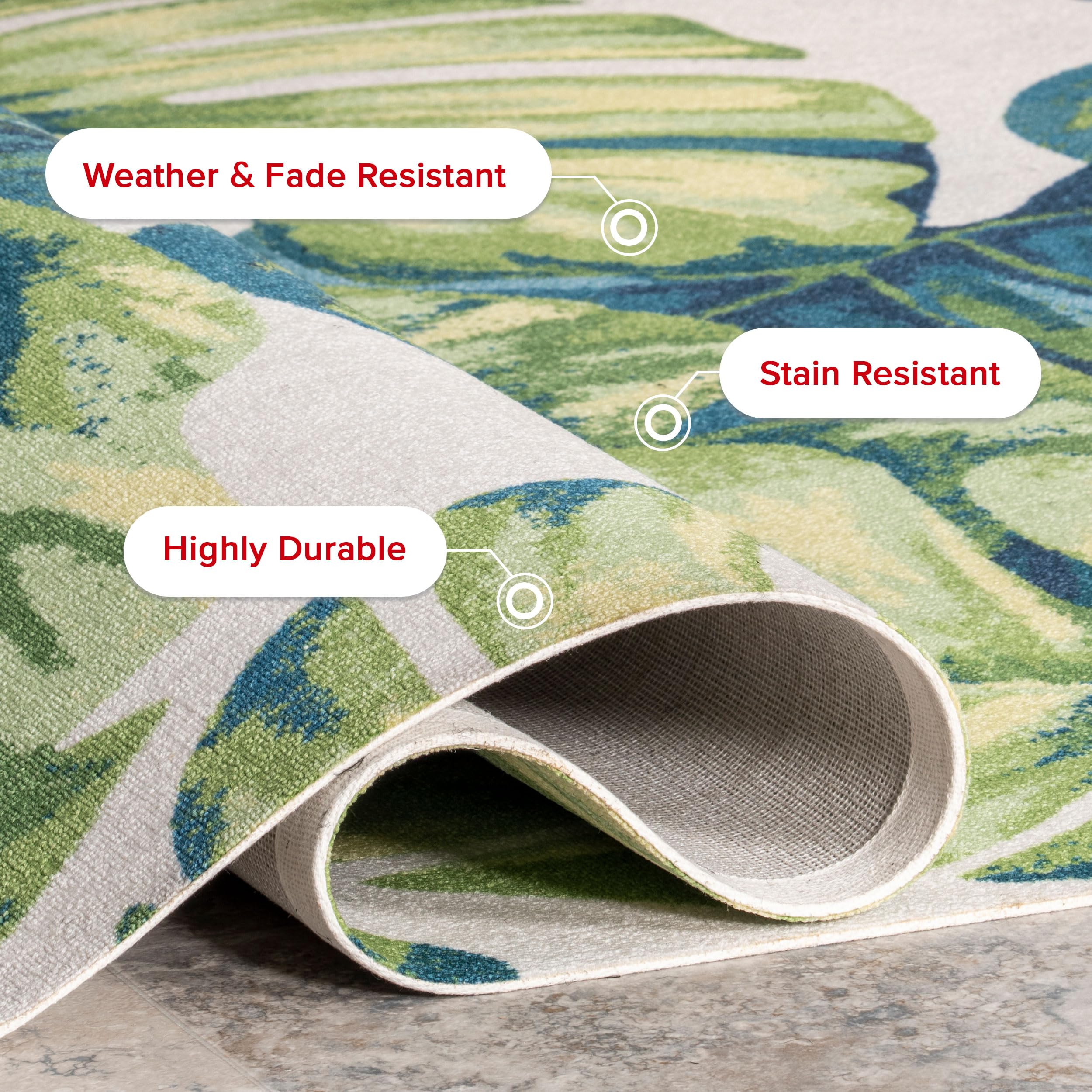 nuLOOM Lisa Floral Indoor/Outdoor Area Rug, 9x11, Multi