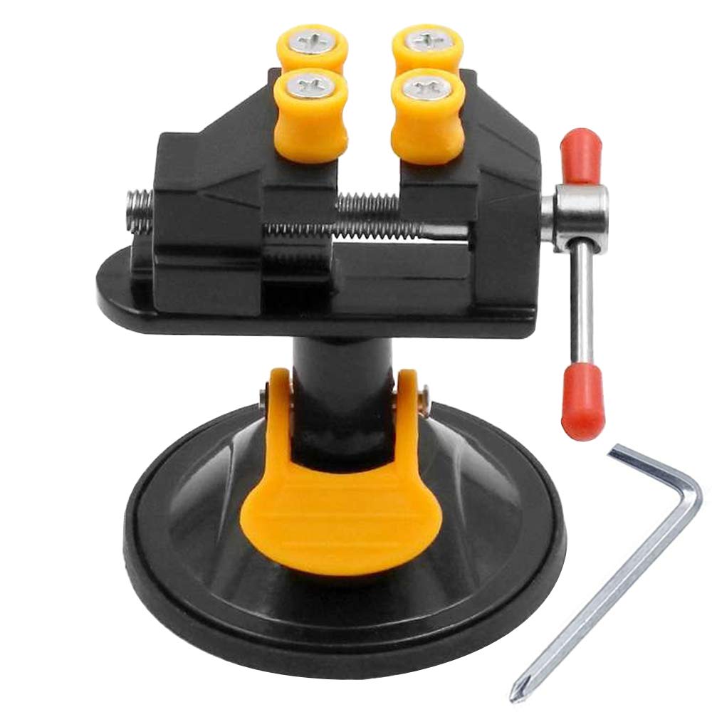 Wolfride Mini Table Vice Bench Vice Clamps for Woodworking, 360Β° Rotation