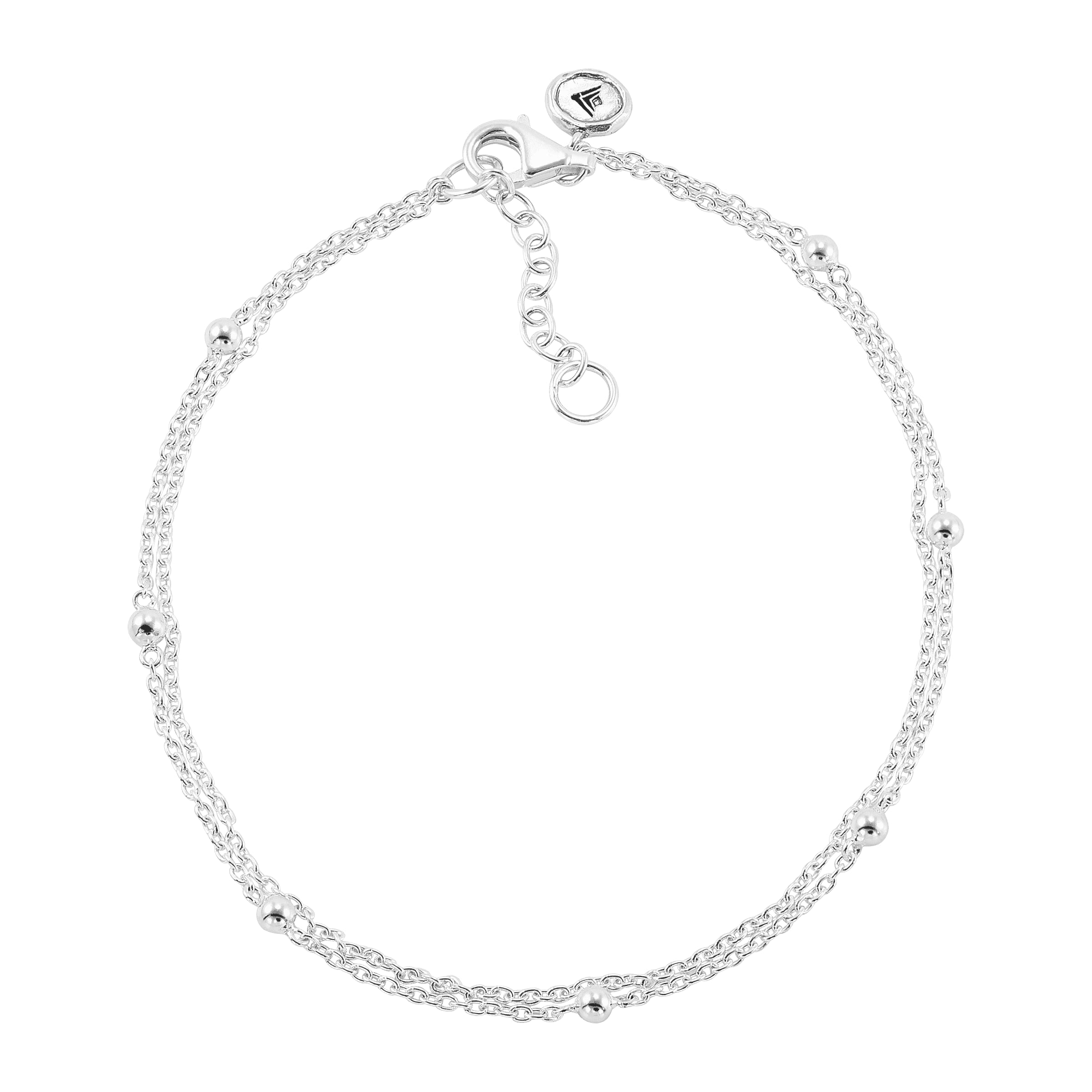 Silpada .925 Sterling Silver Anklet, Ankle Bracelet for Women, Jewelry Gift Idea, Bohemian Chic', 9" + 1"