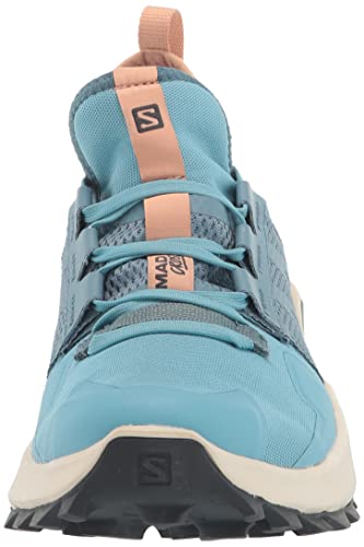 Salomon MADCROSS Gore-TEX Trail Running Shoes for Women, Delphinium Blue/Bluestone/Sirocco, 8.5