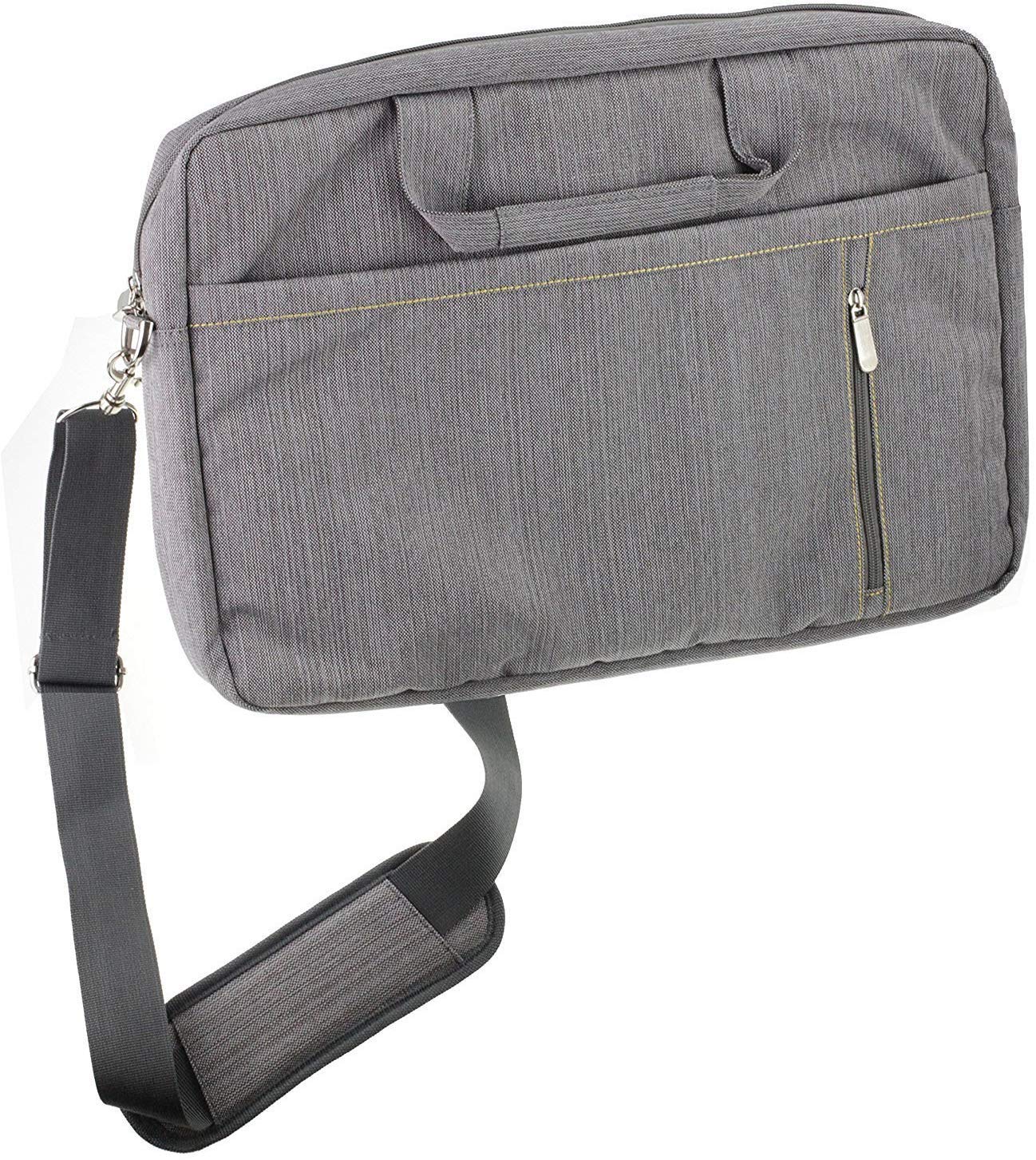 Navitech Grey Premium Messenger/Carry Bag Compatible with The Lenovo ThinkPad P53 15.6"