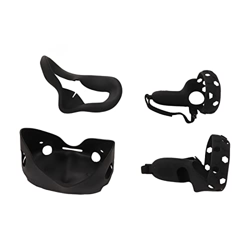 VR Silicone Protective Cover, VR Shell Cover, Grips Face Lens Protective Cover VR Shell Cover Set for Quest 2 Accessories